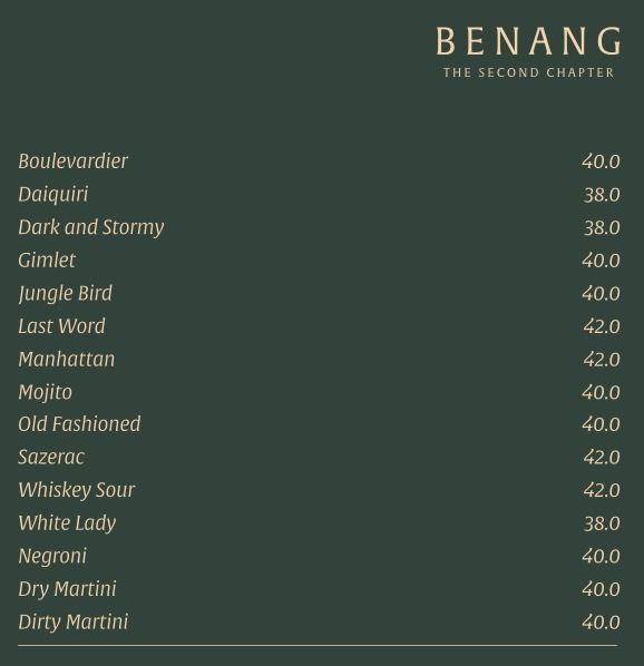 Benang The Second Chapter - Damansara - The Yum List
